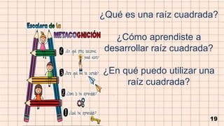 8º_MATEMATICA_Raices_Partes de la Raíz.. | PDF