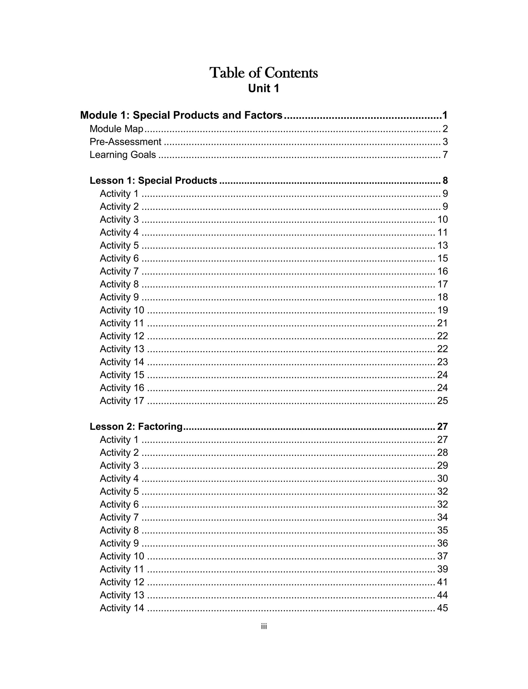 Grade 8 Learning Module in Math - Complete | PDF