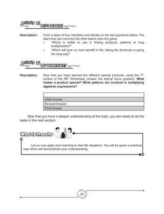 Grade 8 Learning Module in Math - Complete | PDF
