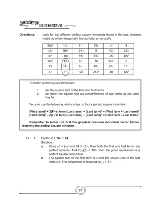 Grade 8 Learning Module in Math - Complete | PDF