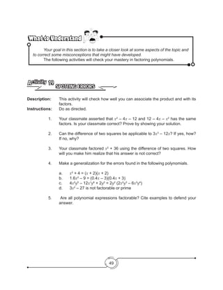 Grade 8 Learning Module in Math - Complete | PDF