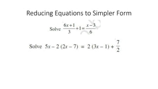 Linear Equations in one variable ppt maths | PPTX