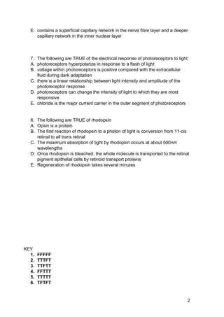 8 MCQs (Multiple Choice Questions) Retina (RPE and Rods).doc