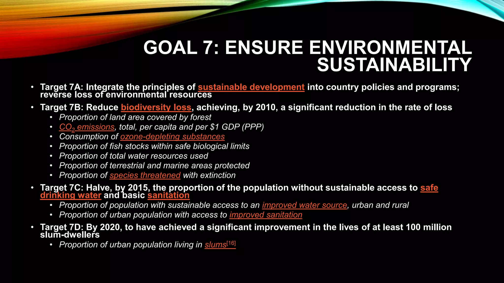 8 Millennium Development Goals (MDG) | PPTX