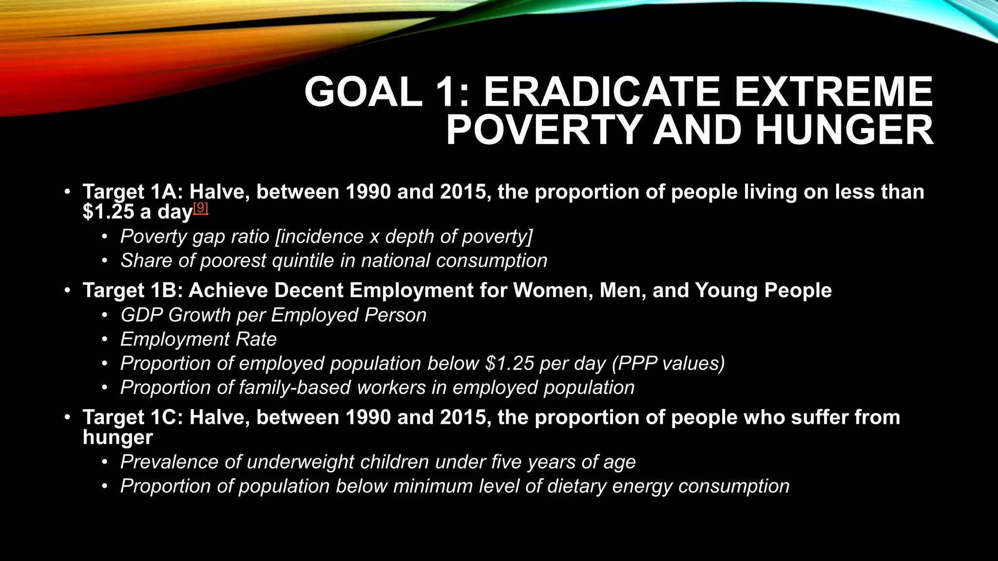 8 Millennium Development Goals (MDG) | PPTX