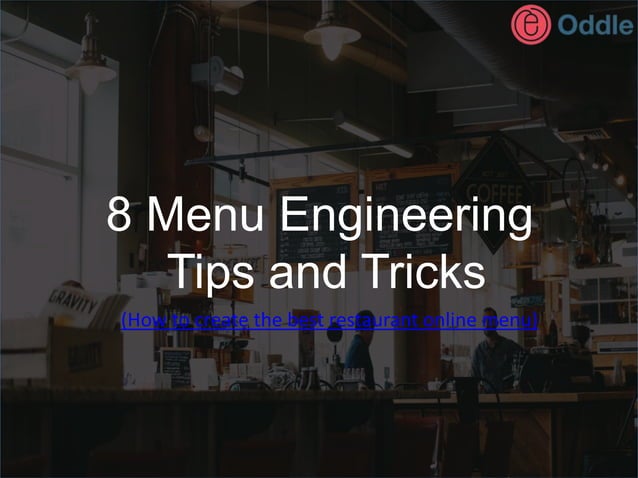 8 menu engineering tips and tricks | PPTX