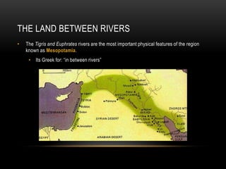 Mesopotamian Geography | PPTX