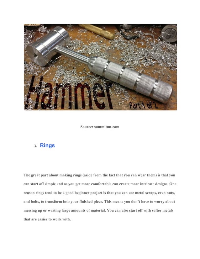 8 metal lathe projects for beginners | PDF