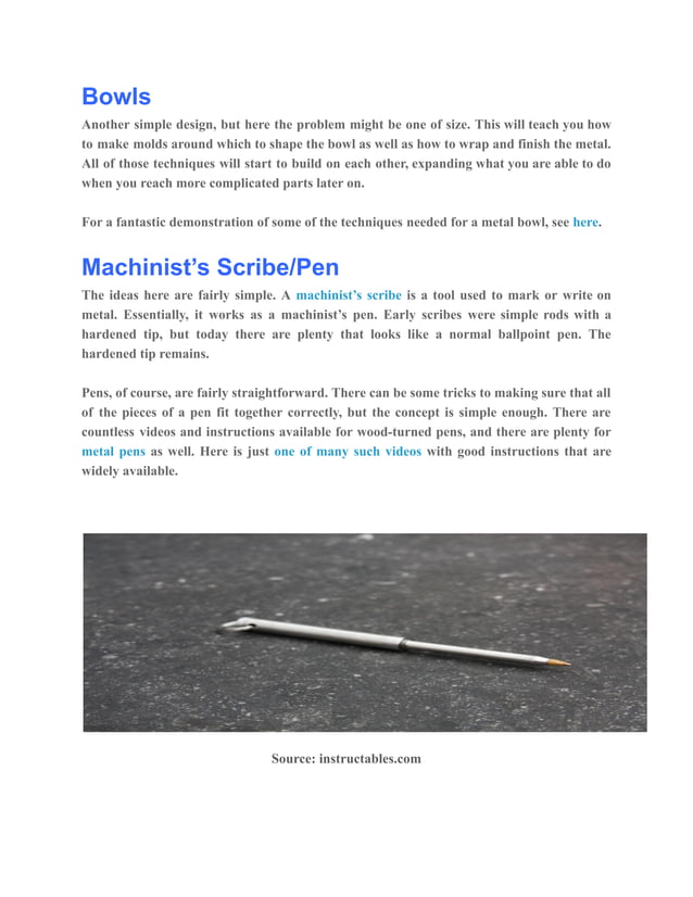 8 metal lathe projects for beginners | PDF
