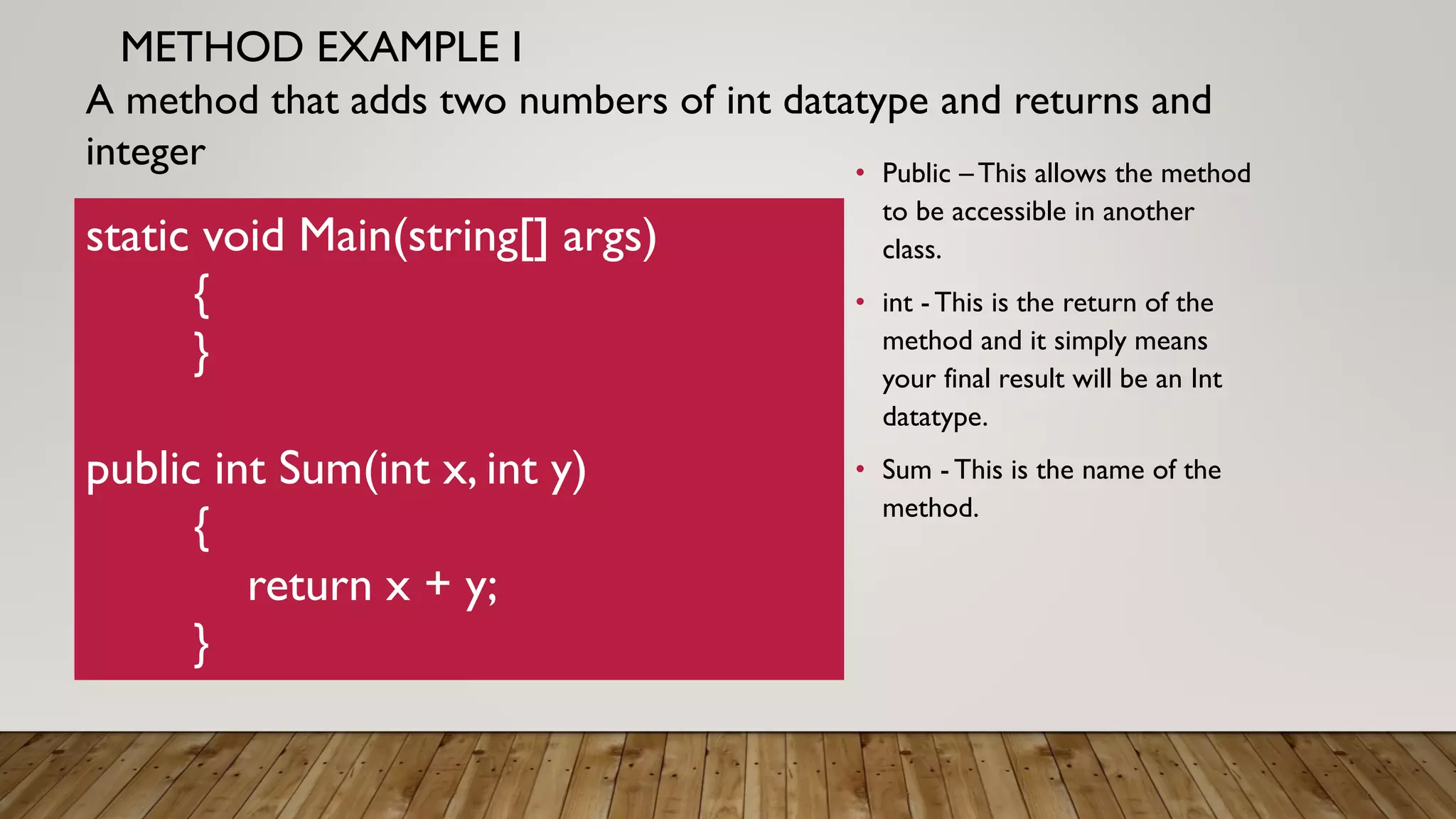 static methods | PPT