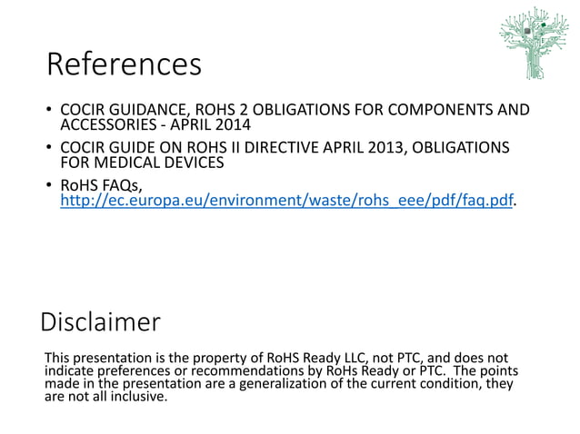 11 Methods You Can Use to Meet the RoHS Declaration Requirement | PDF ...