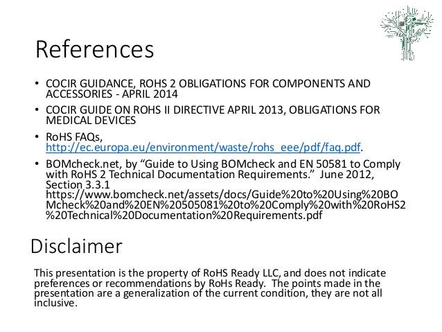 11 Methods You Can Use to Meet the RoHS Declaration Requirement | PDF ...