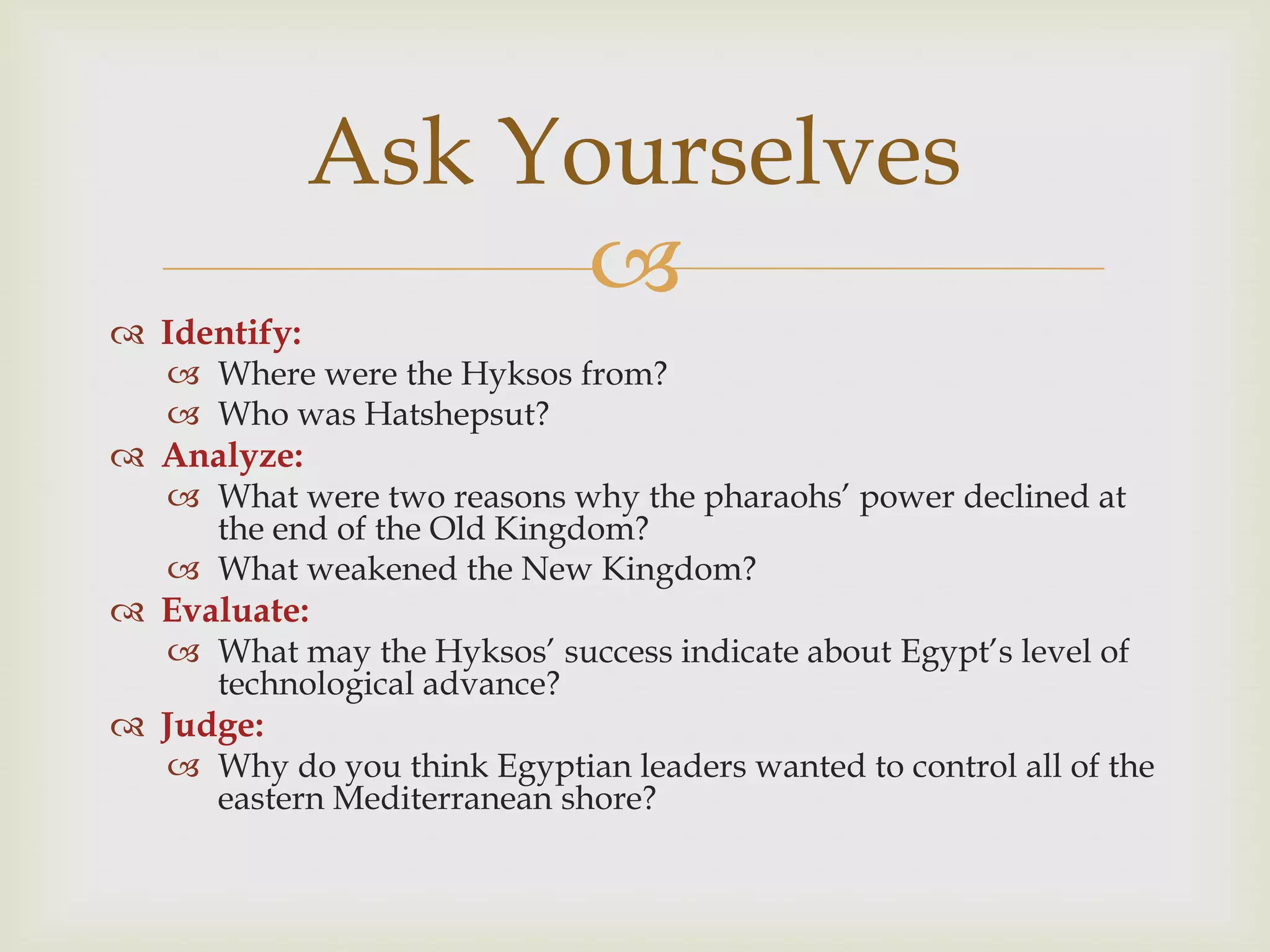Middle and New Kingdoms | PPTX