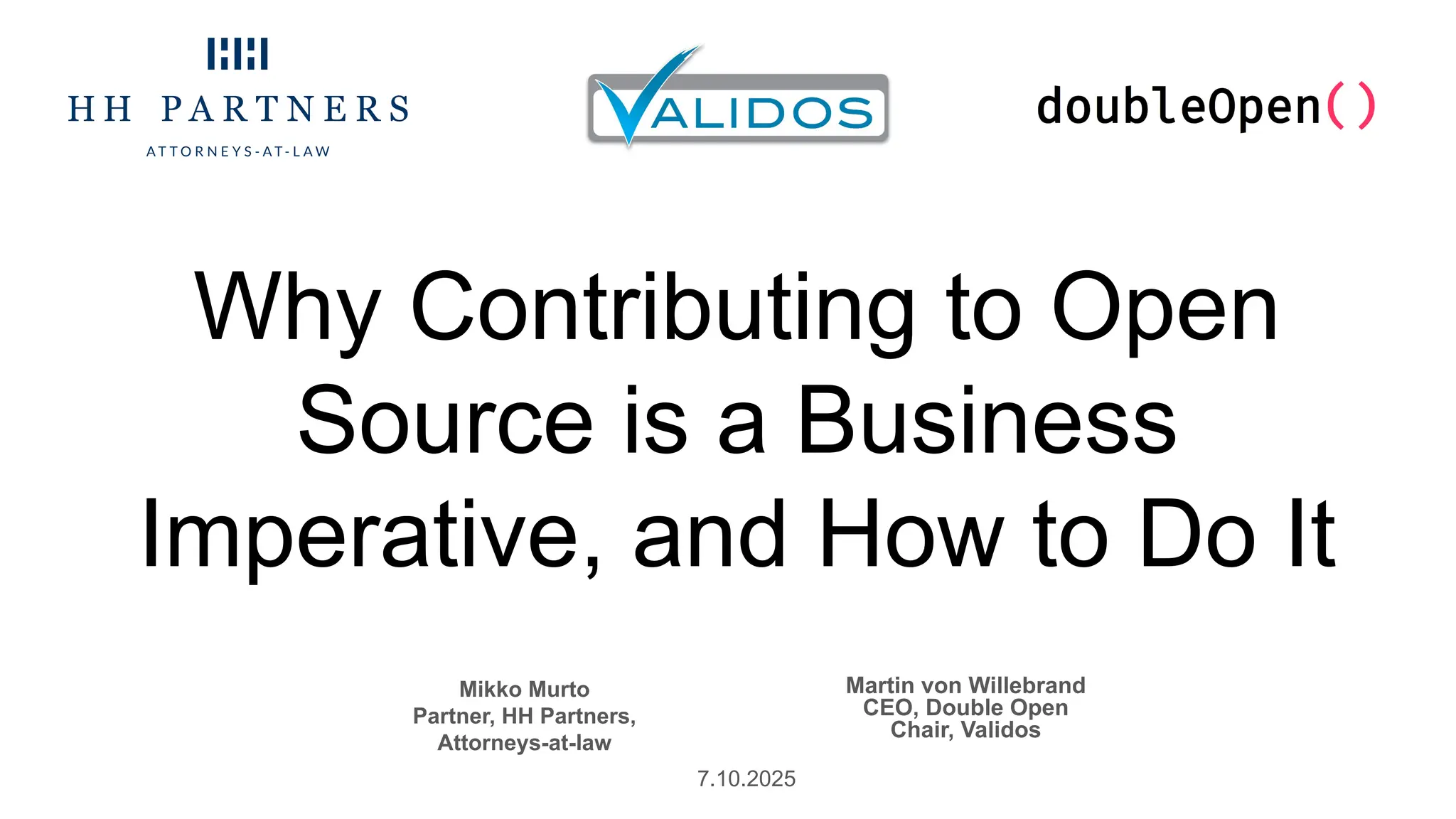 Why contributing to open source is a business imperative, and how to do ...