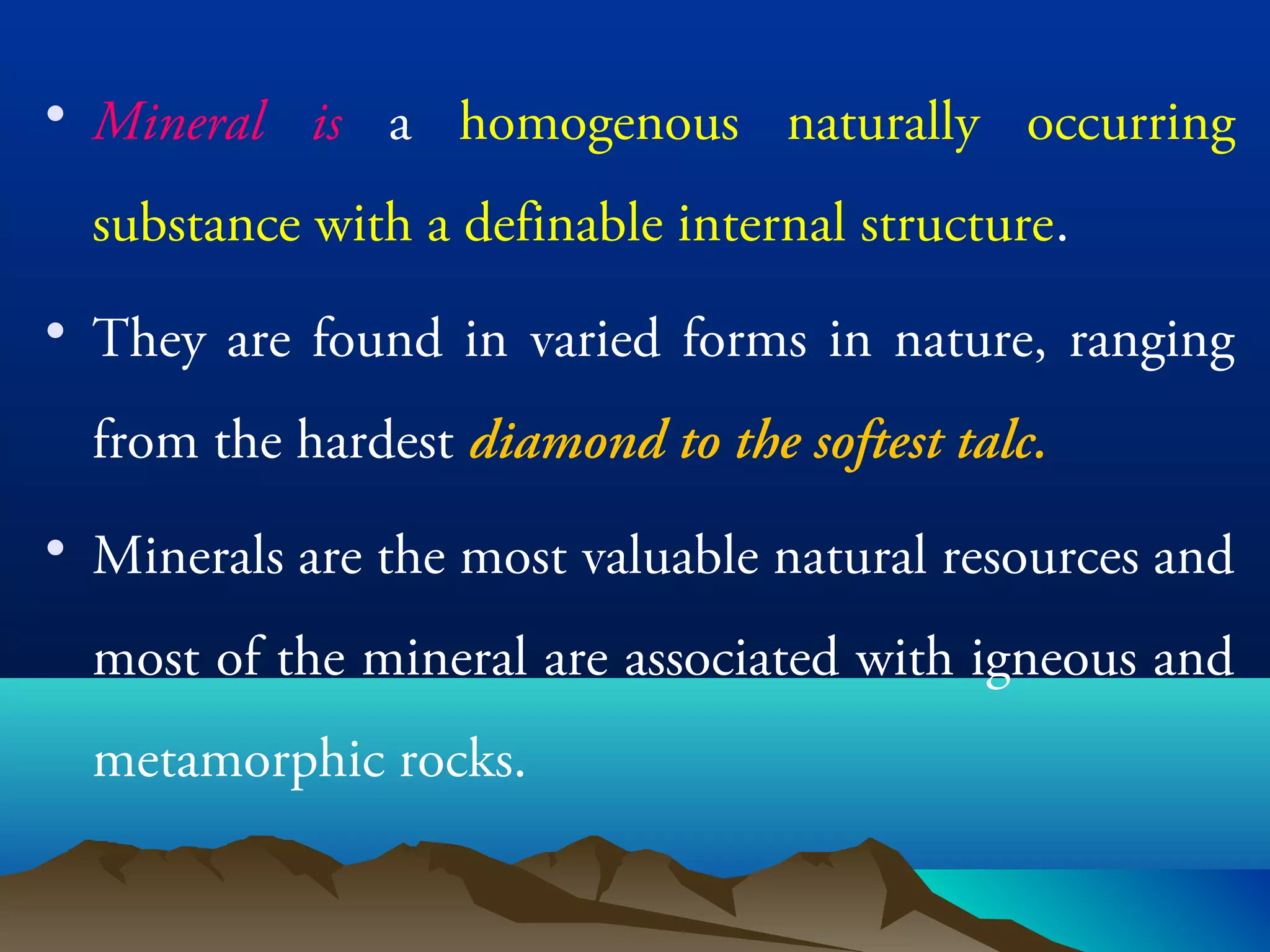 8 minerals in india | PPT