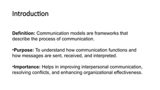 8 Models of communication English .pptx