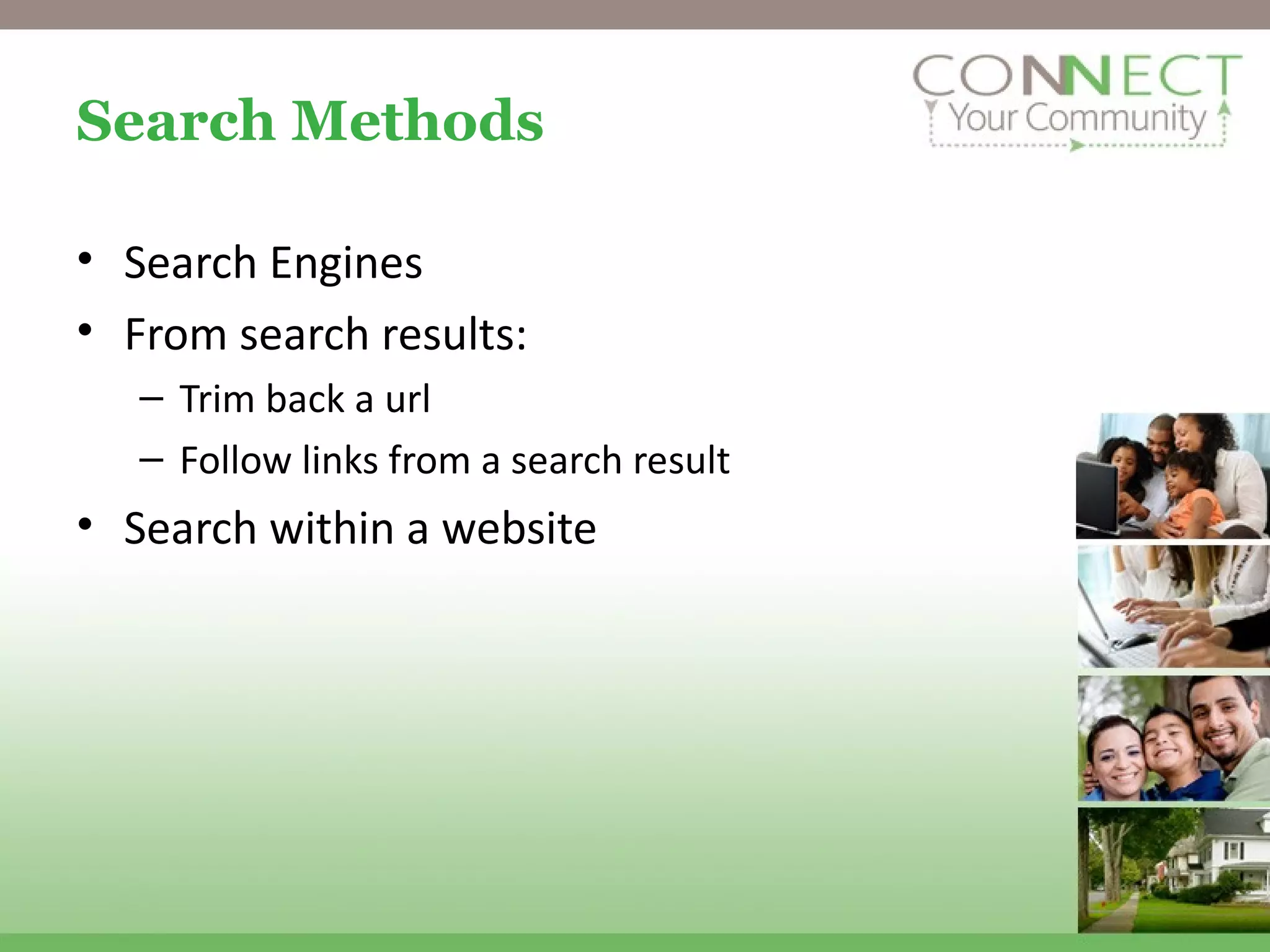 8 module search techniques | PPT
