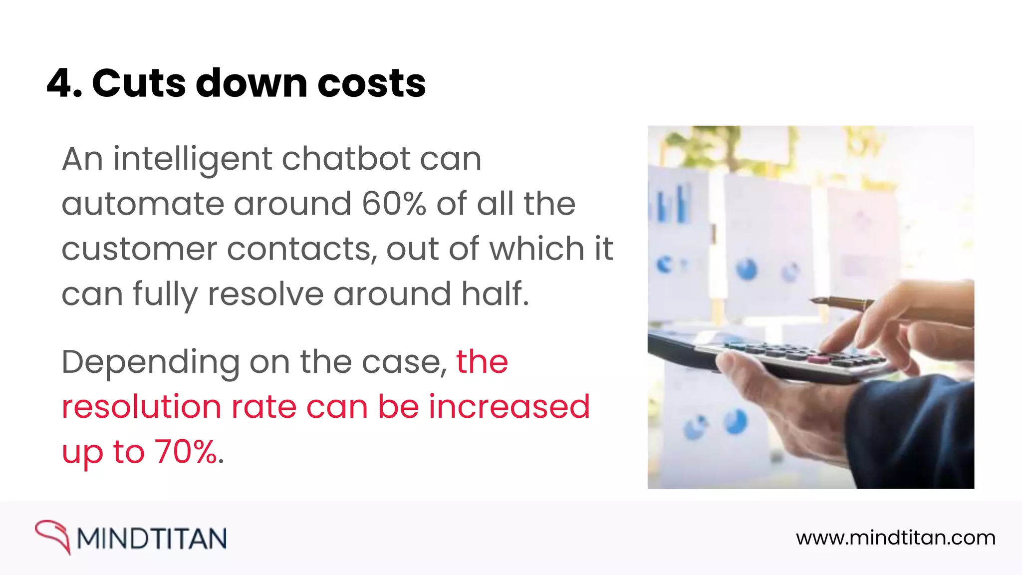 8 most important benefits of chatbots | PPTX