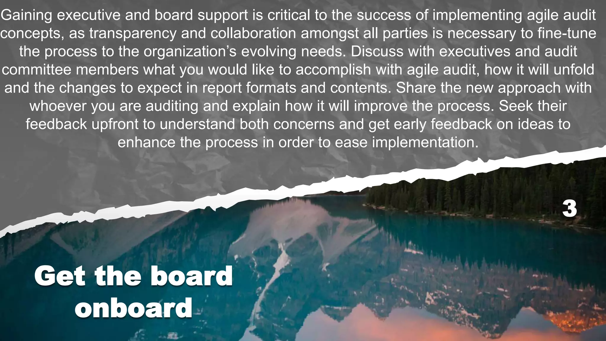 8 Moves To Becoming An Agile Internal Audit Pptx