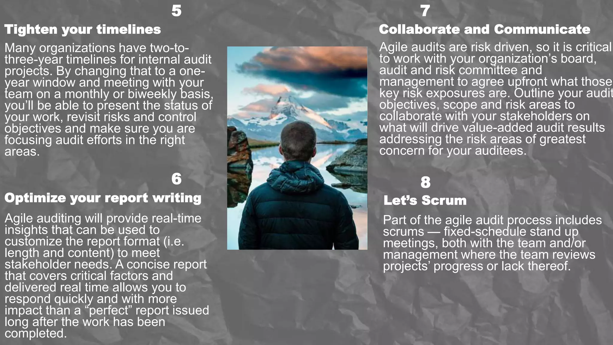 8 moves to becoming an agile internal audit | PPTX