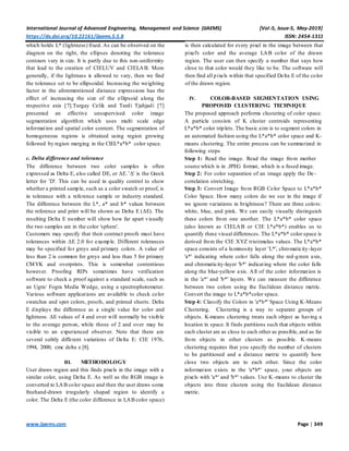 Multi Color Image Segmentation using L*A*B* Color Space | PDF