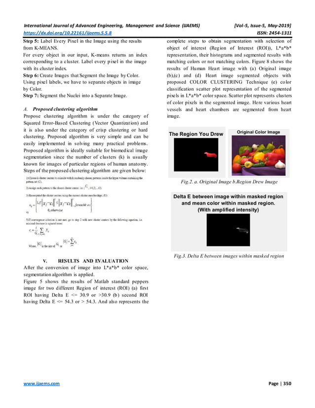 Multi Color Image Segmentation Using Lab Color Space Pdf