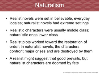 2130_American Lit Module 1 _Realism and Naturalism | PPTX