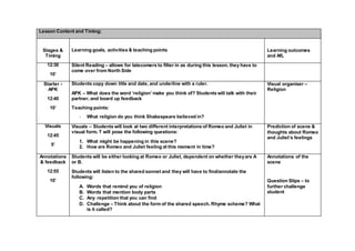 8NE Lesson 13 plan | DOCX