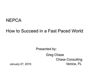 How to Succeed in a Fast Paced World | PPTX