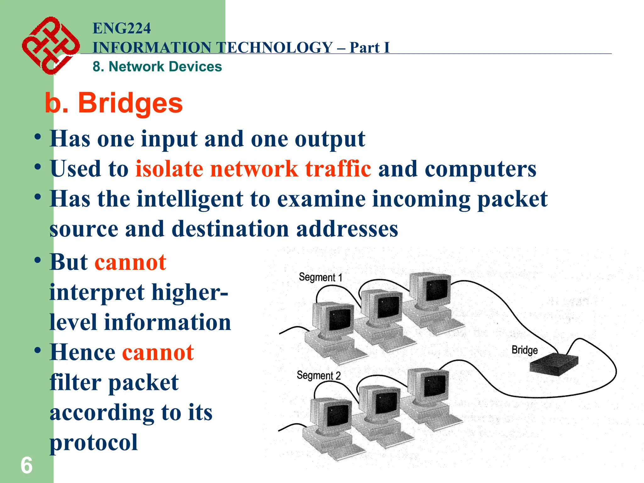 Devices used for networking and their functions | PPT