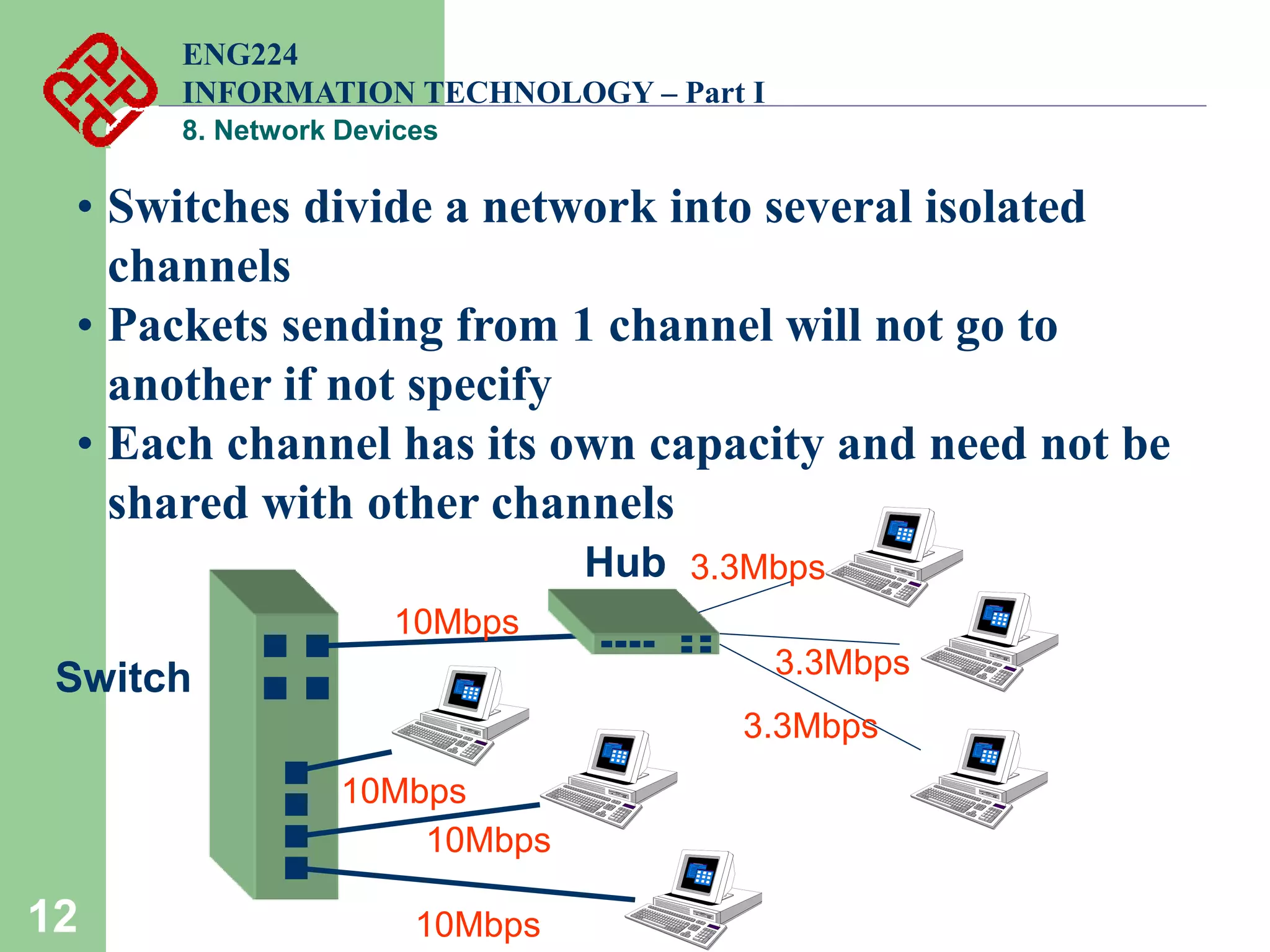 8 network devices | PPT