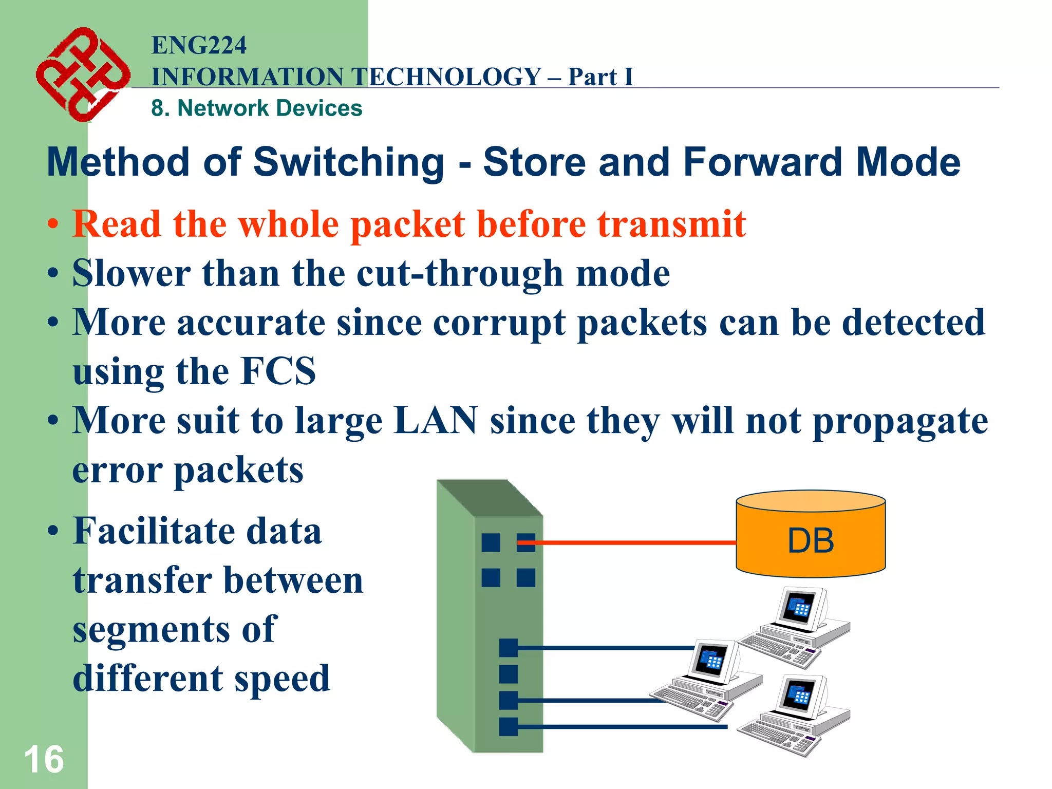 8 network devices | PPT