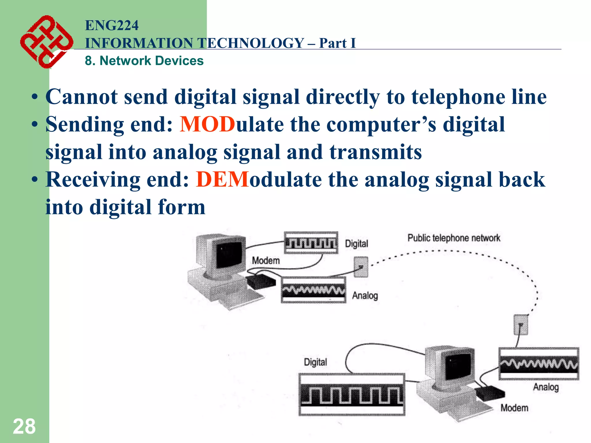 8 network devices | PPT