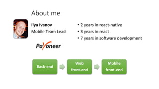 Ilya Ivanov - Advanced React-Native | PPTX