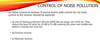 Noise pollution | PPTX