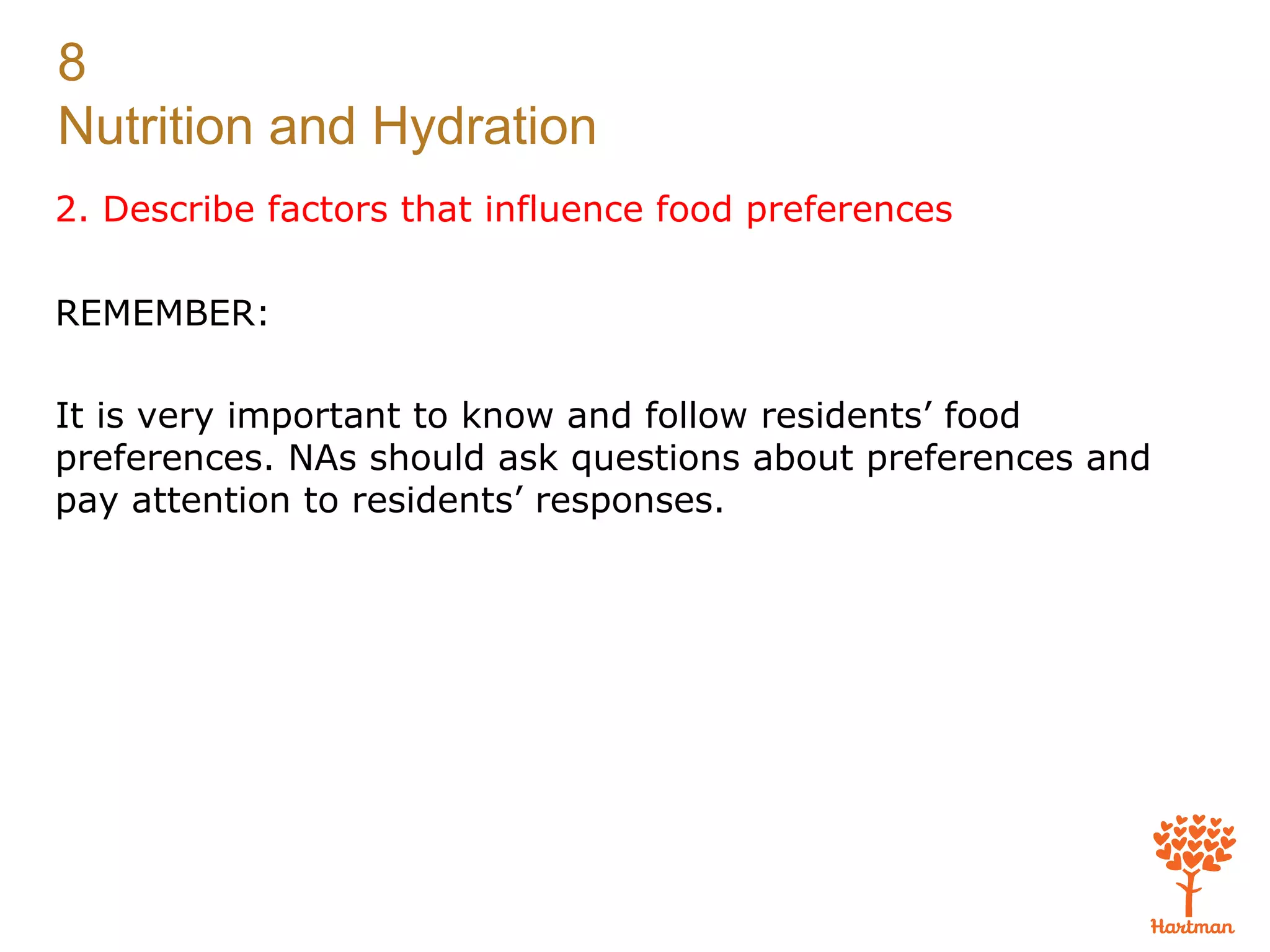 Nutrition and hydration | PPT