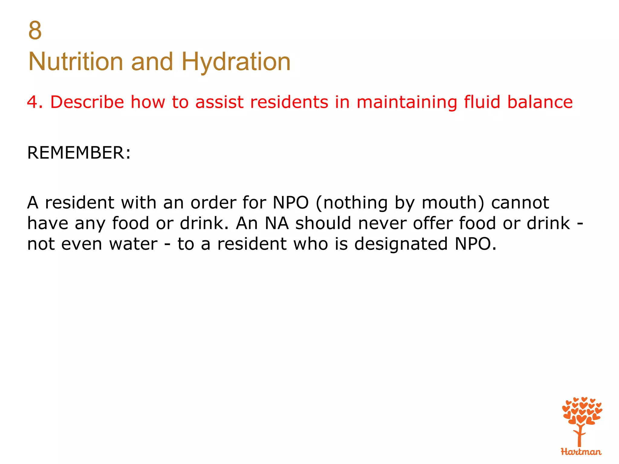 Nutrition and hydration | PPT
