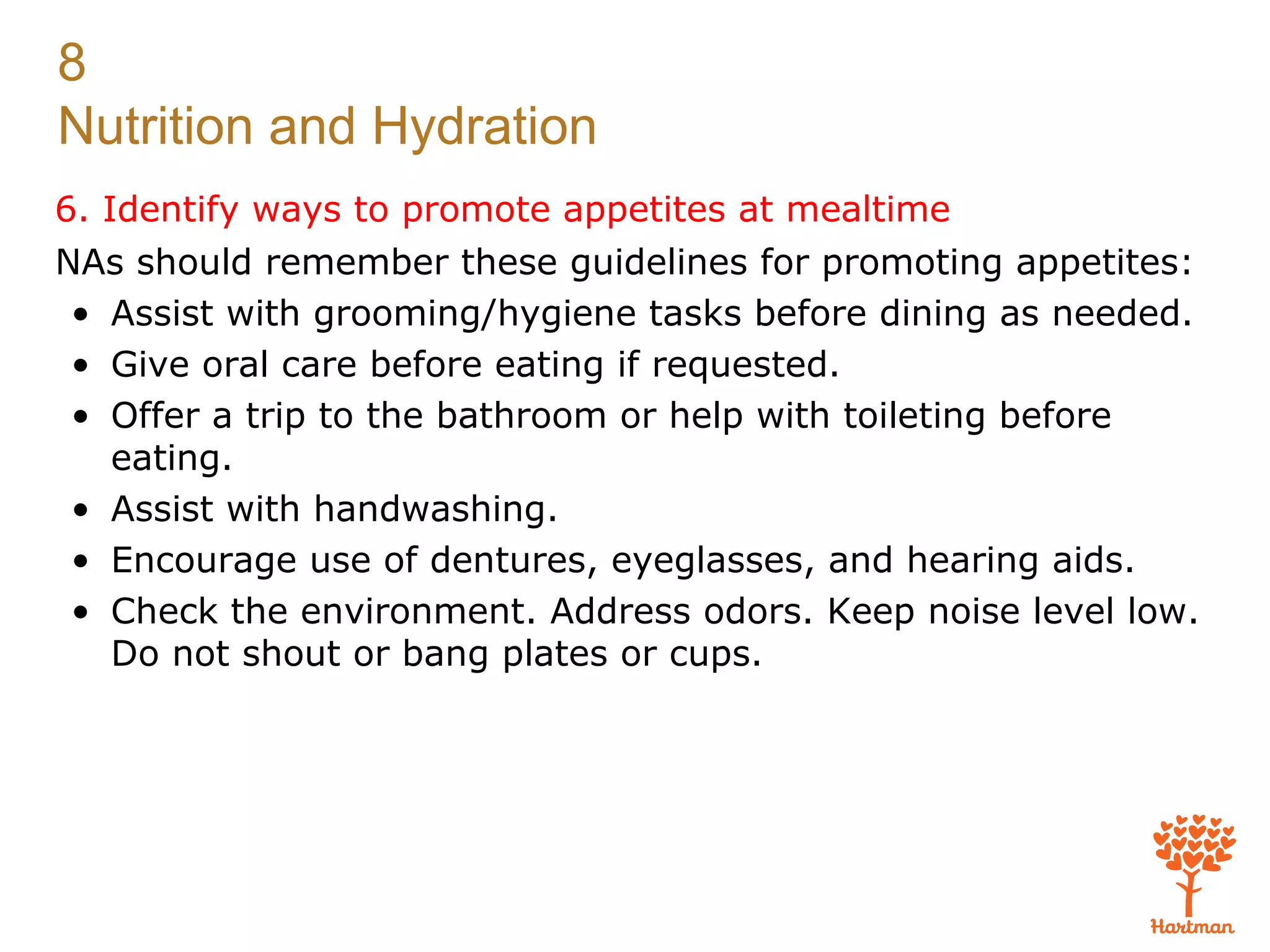 Nutrition and hydration | PPT