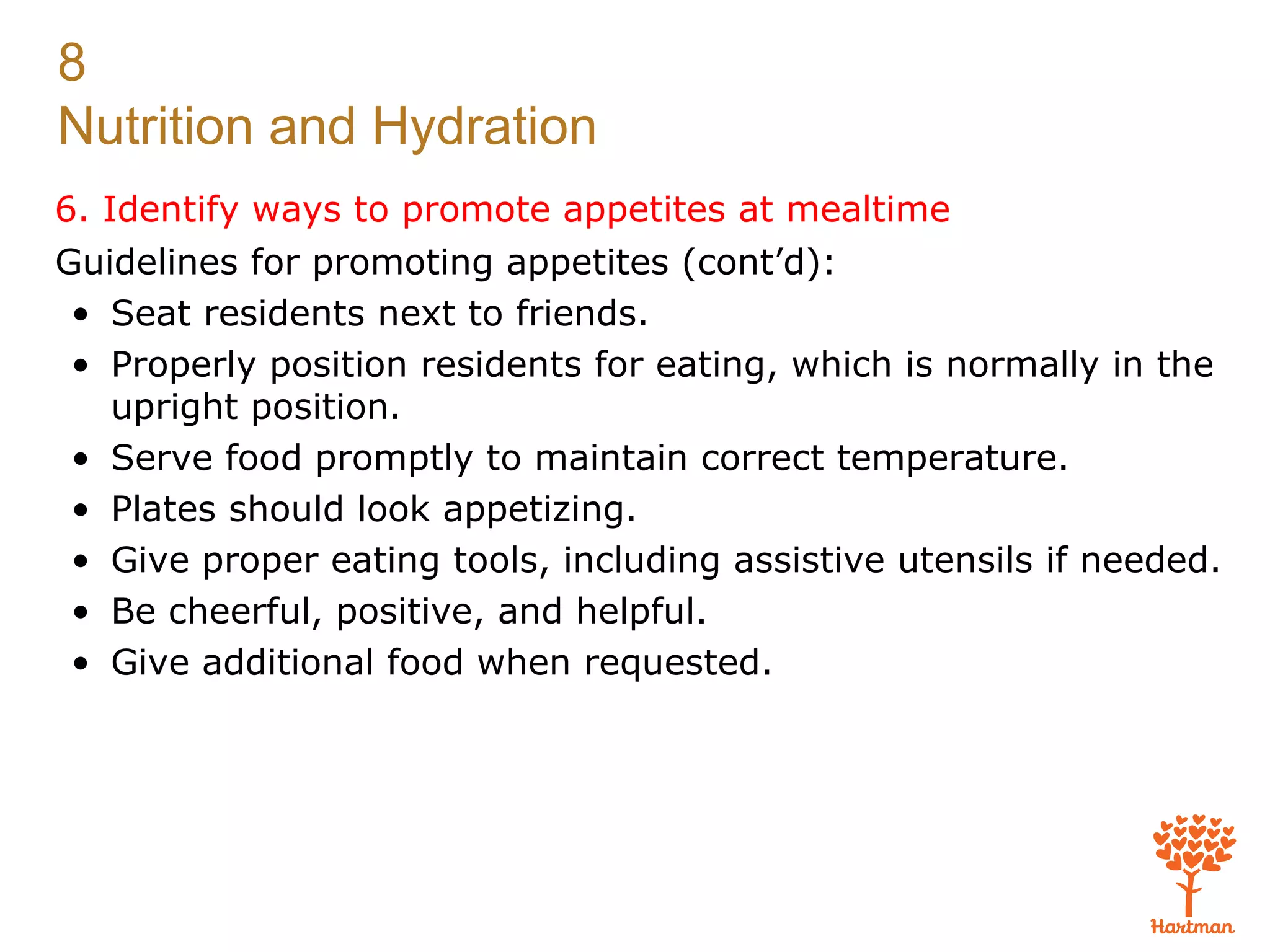 Nutrition and hydration | PPT