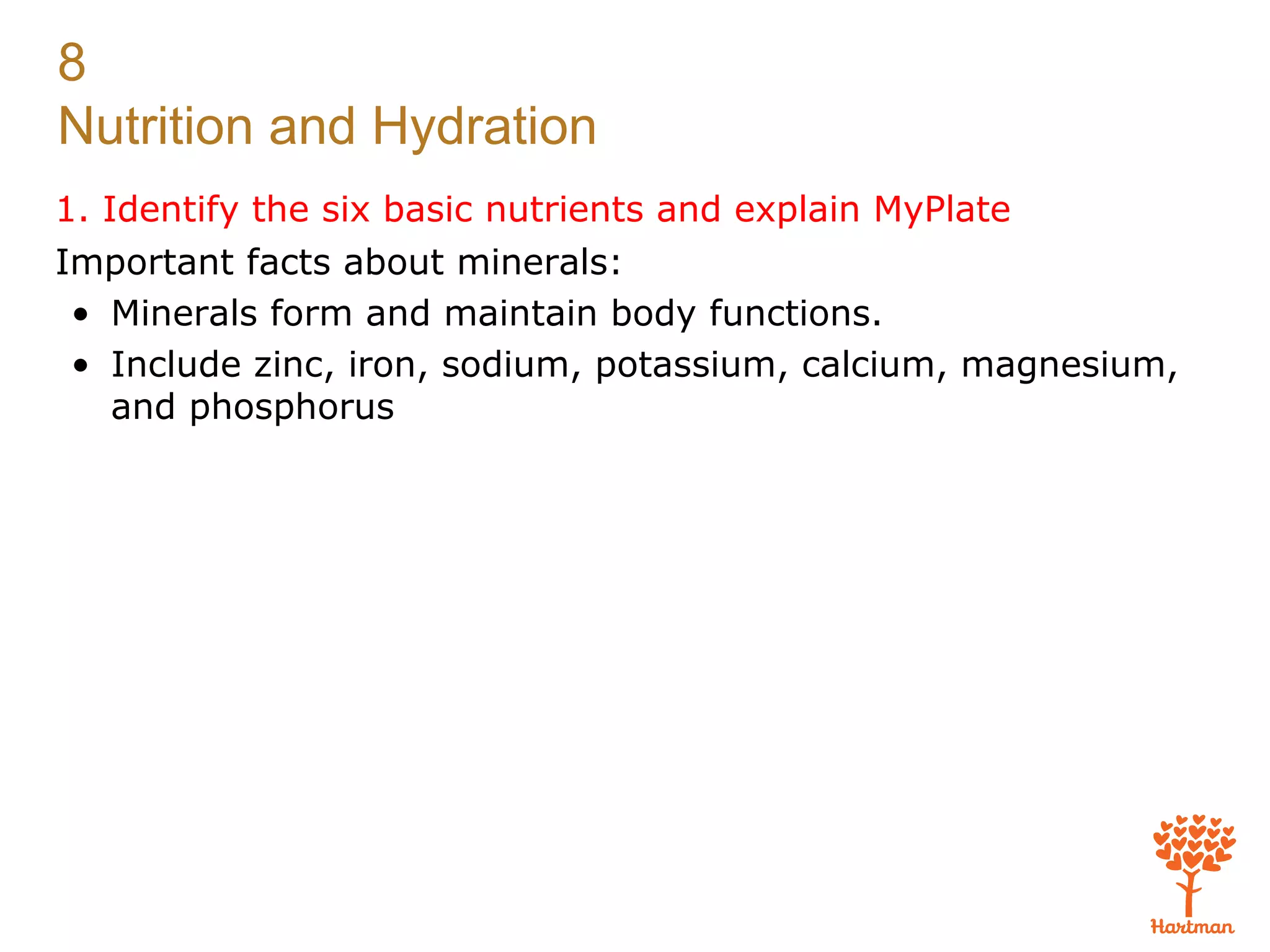 Nutrition and hydration | PPT