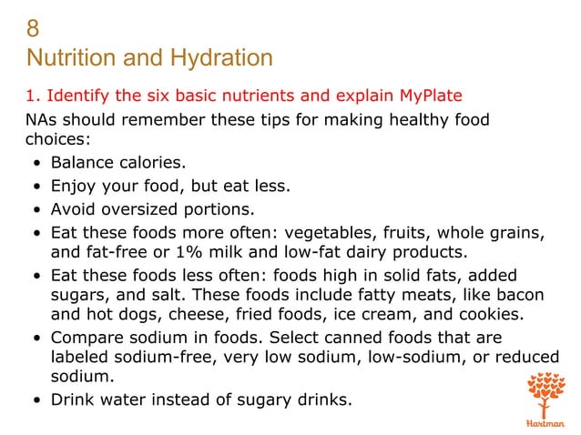 Nutrition and hydration | PPT