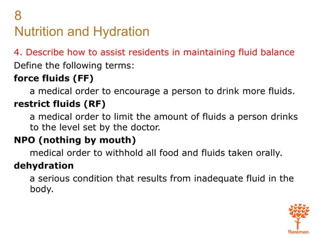 Nutrition and hydration | PPT
