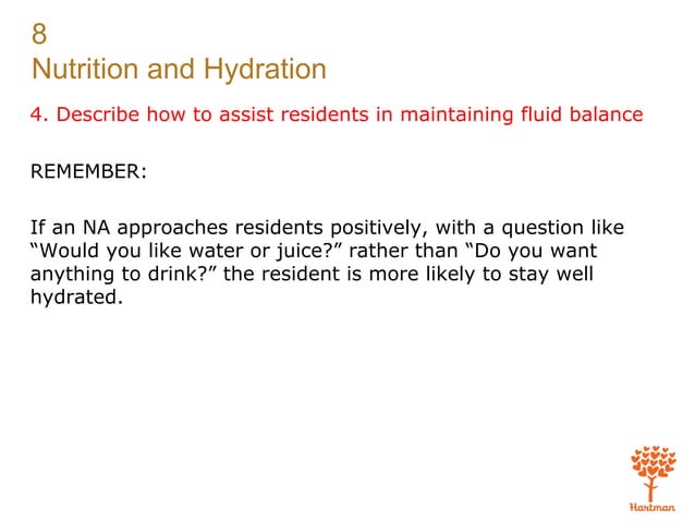 Nutrition and hydration | PPT