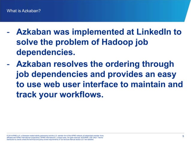 Azkaban - WorkFlow Scheduler/Automation Engine | PPT