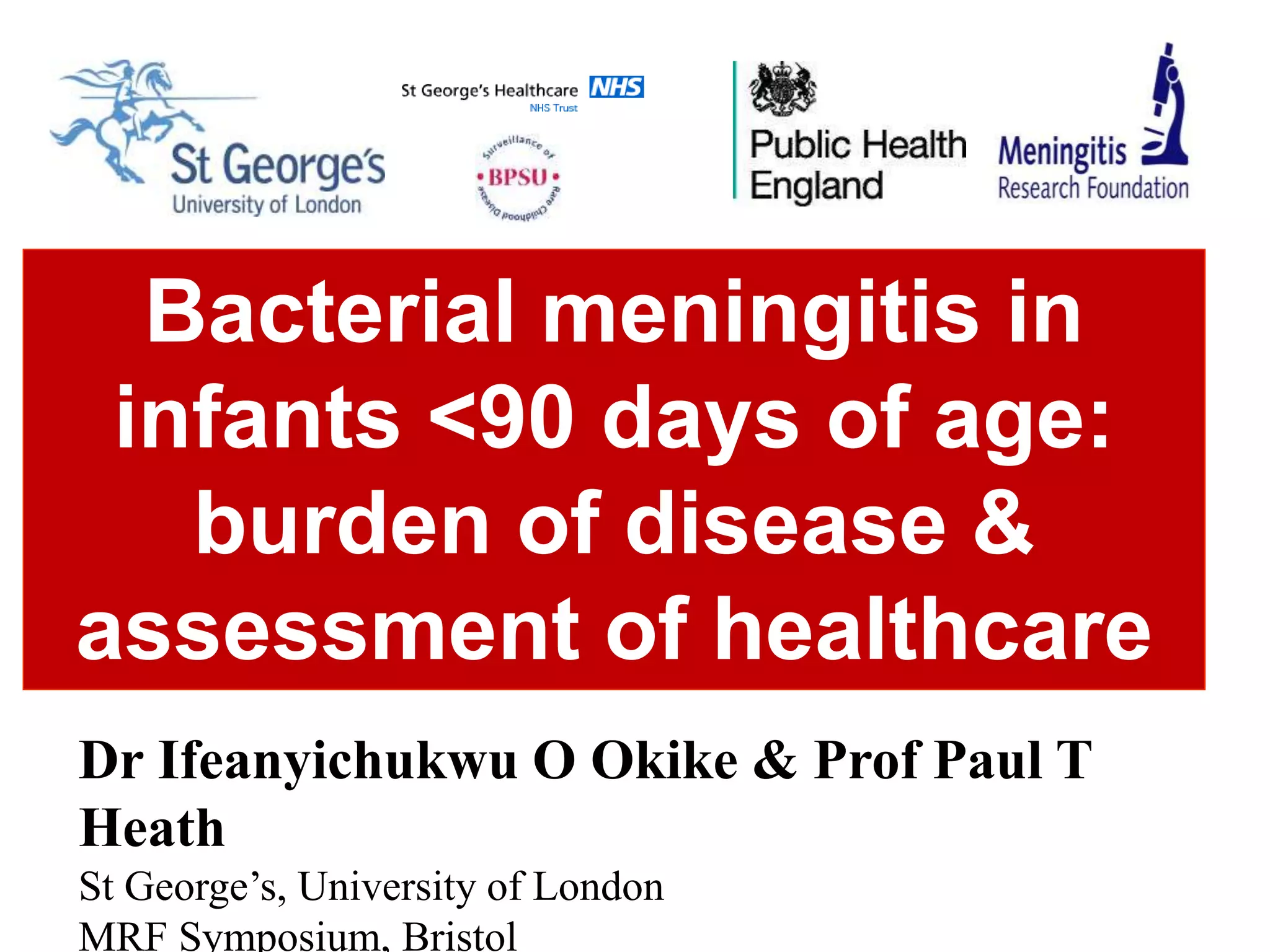 Neonatal Meningitis | PPTX