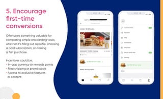 8 Onboarding Tips to Get App Users Hooked | PPT