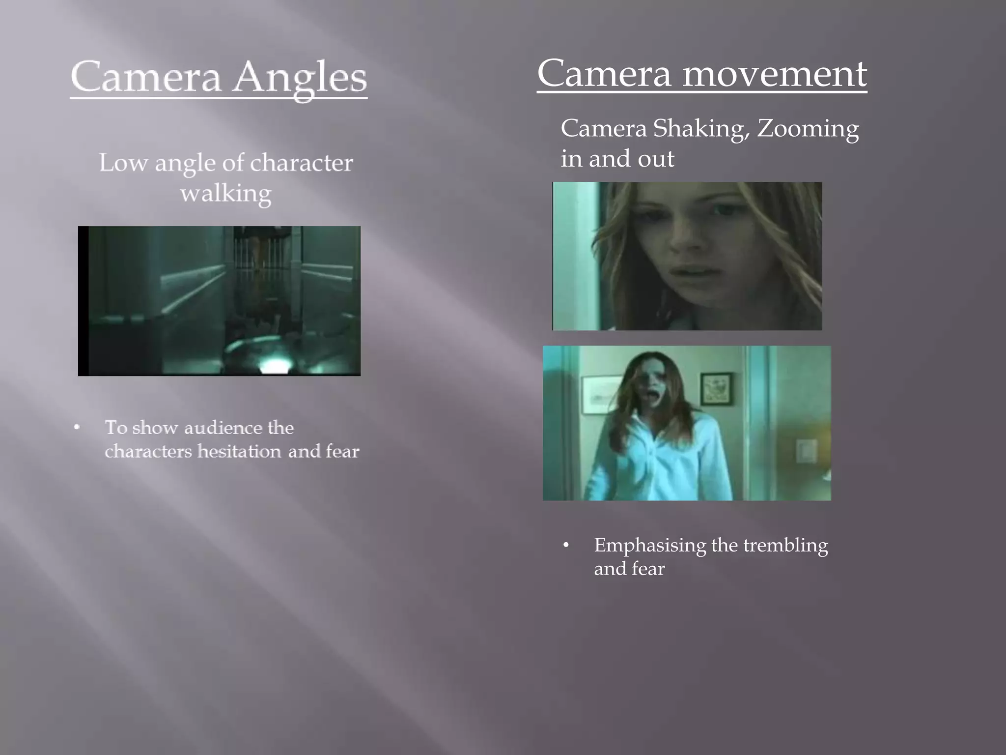 8 opening sequences analysis | PPTX | Cameras and Camcorders | Consumer Electronics