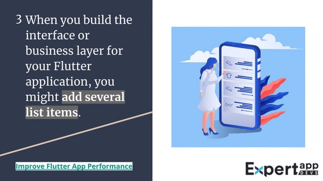 8 Optimization Tips To Improve Your Flutter App Performance Ppt