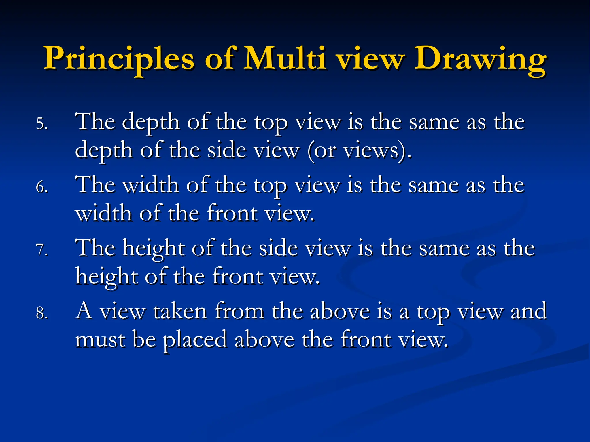 ortho PPT ORTHO PROJECTIONS ORTHO PROJECTIONS ORTHO PROJECTIONS | PPT