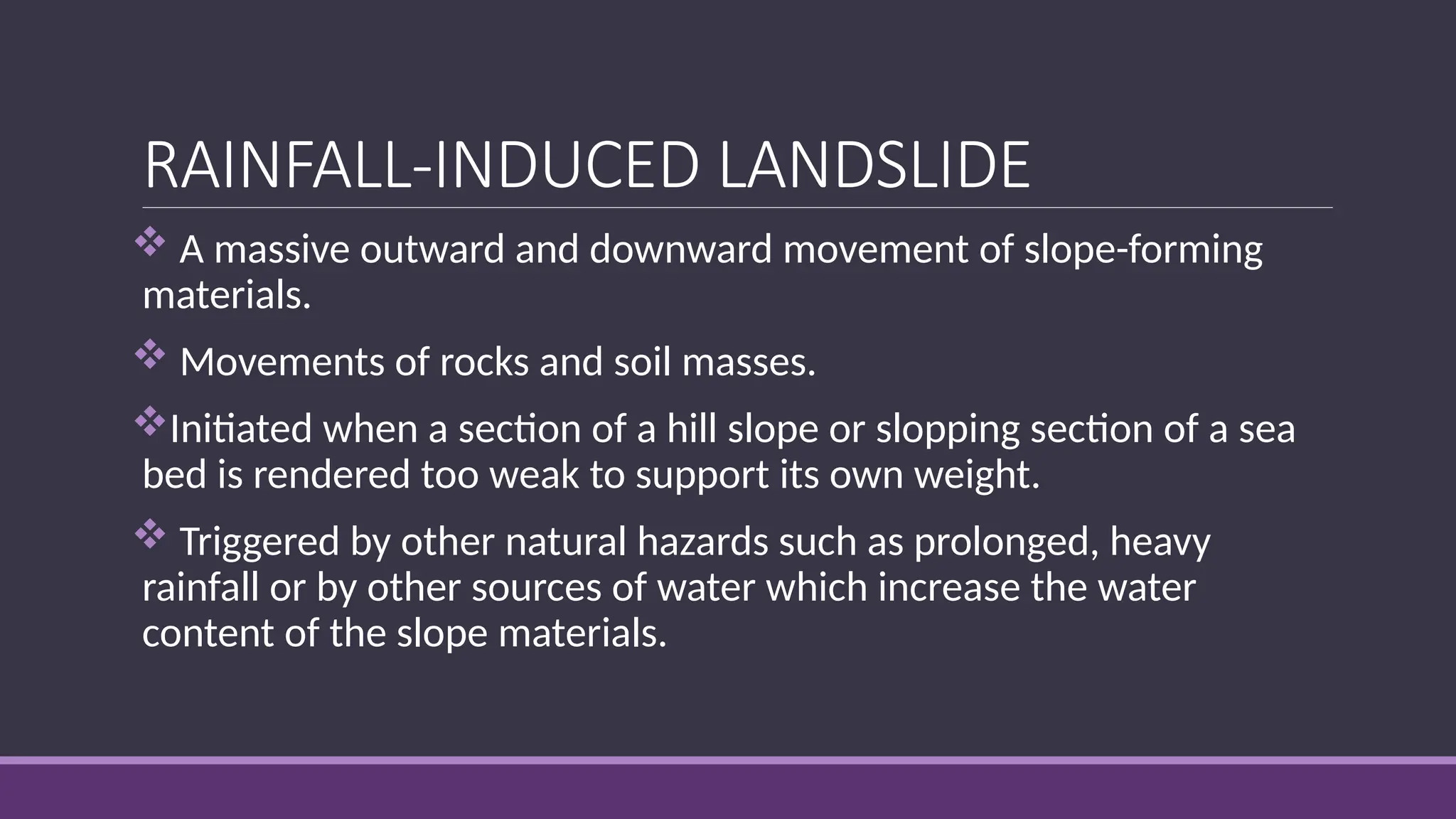 8 OTHER RELATED GEOLOGICAL HAZARDS - landslide.pptx